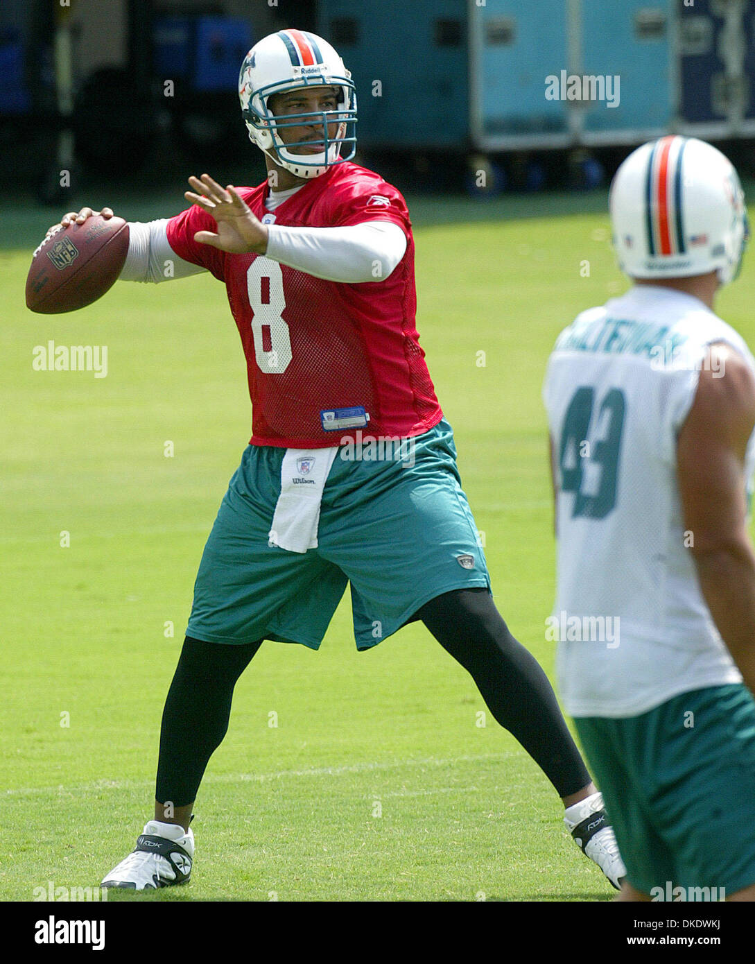 May 18, 2007 - Davie, FL, USA - Miami Dolphins Quarterback DAUNTE ...
