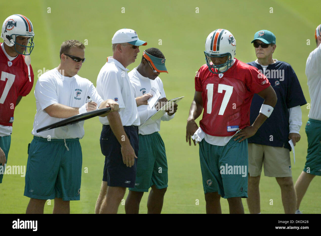 May 25, 2007 - Davie, FL, USA - CLEO LEMON (#17) during Miami Dolphins ...
