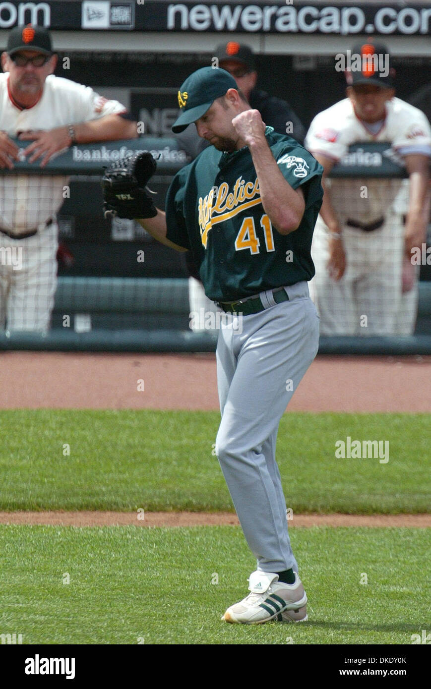 Jun 10, 2007 - San Francisco, CA, USA - Oakland Athletics reliever ALAN ...