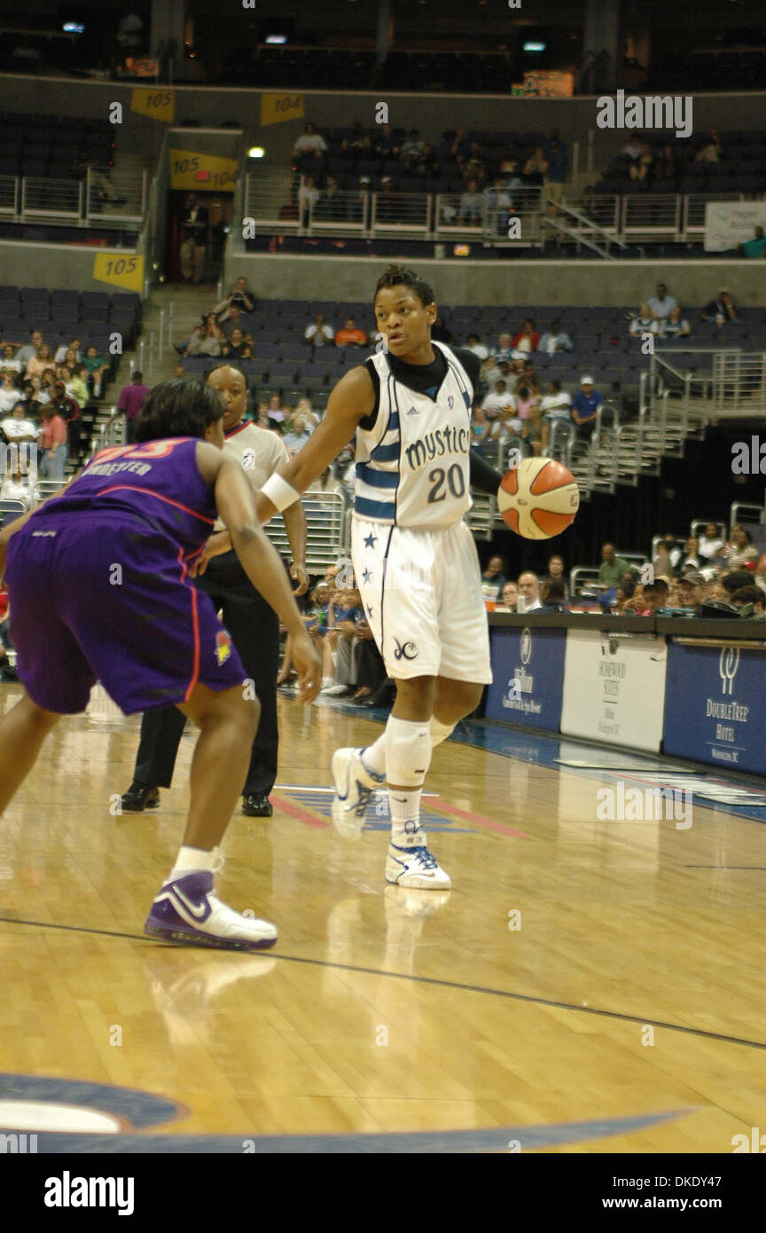 Jun 13, 2007 - Washington, DC, USA - WNBA: Washington Mystics defeat ...