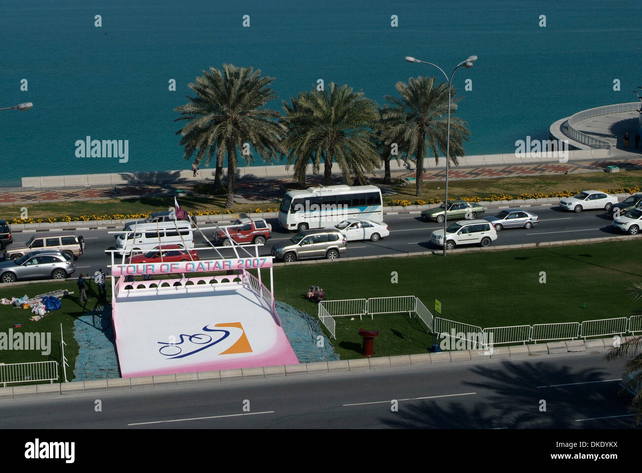 Jan 28, 2007 - Doha, Qatar - Stage 1: 6 km team time trial, Doha ...