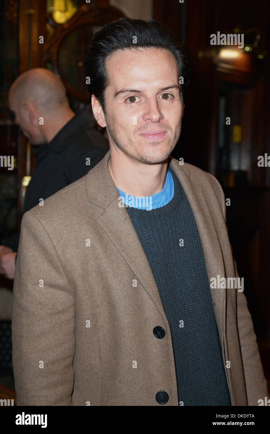 London, UK. 4th December 2013. Andrew Scott arrive at The Show: Hackney ...