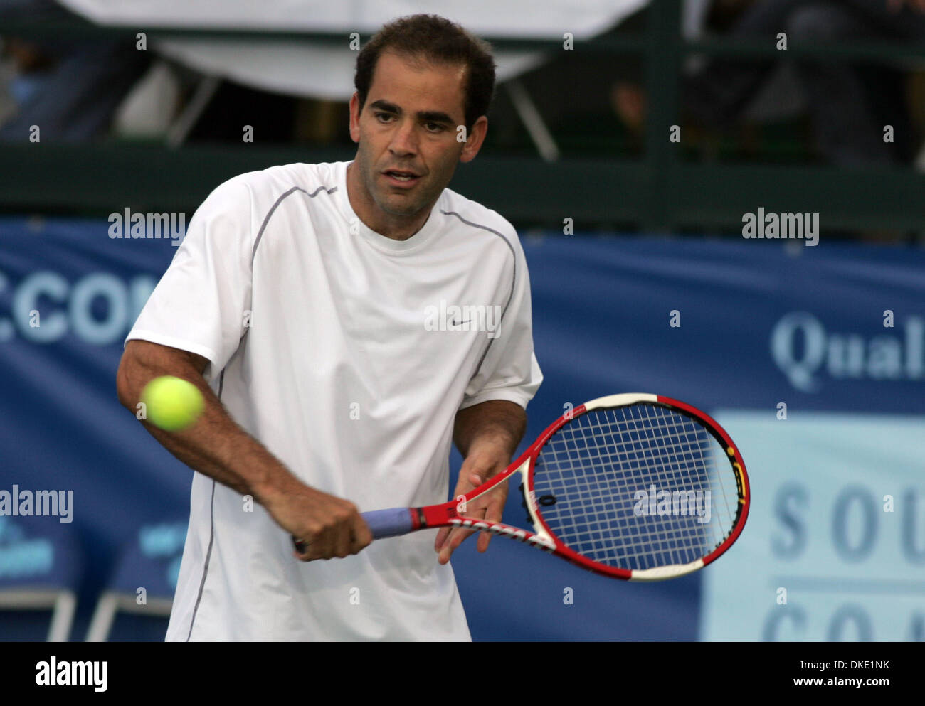 Jul 10, 2007 - Newport Beach, CA, USA - PETE SAMPRAS (35) plays for the ...
