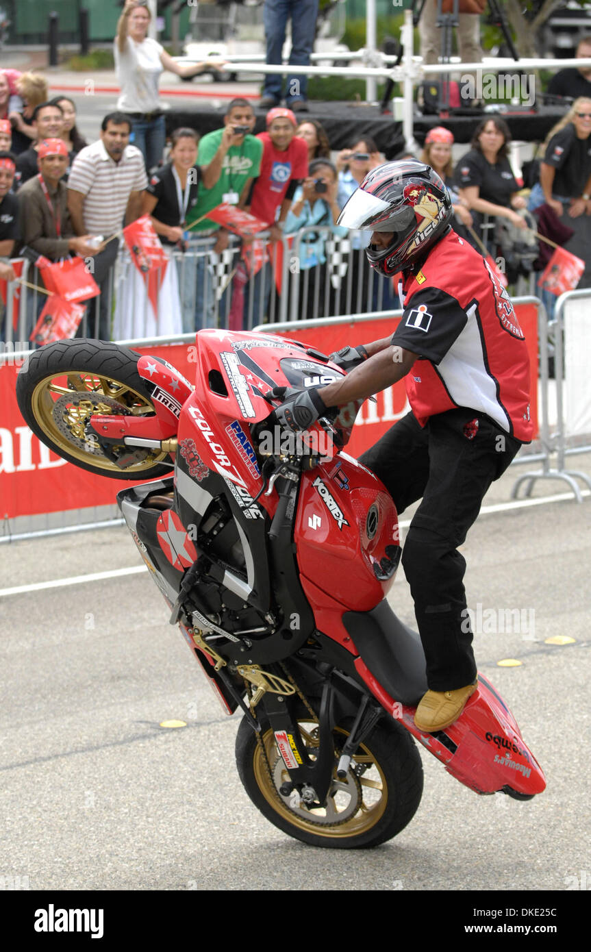 Jul 18, 2007 - Milpitas, CA, USA - Stunt rider JASON BRITTON of Team No ...