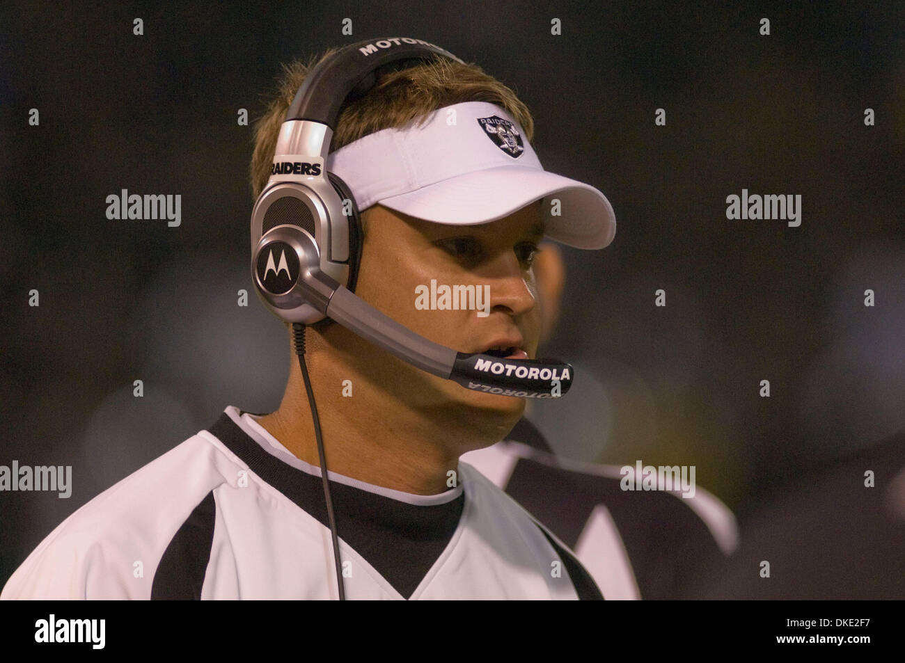 Aug 11, 2007 - OAKLAND, CA, USA - Oakland Raiders head coach LANE ...