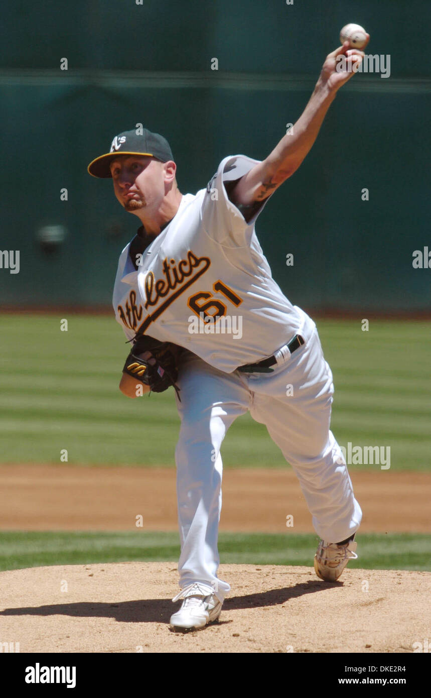 July 23rd, 2007 - Oakland, CA, USA - Oakland Athletics starting pitcher ...