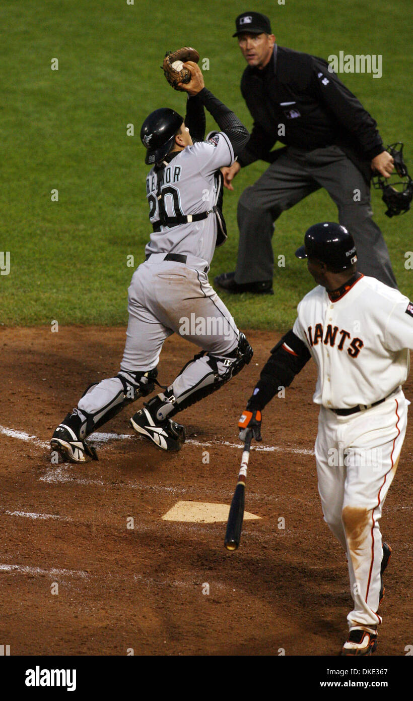 July 28th, 2007 - San Francisco, CA, USA - San Francisco Giants' Barry ...