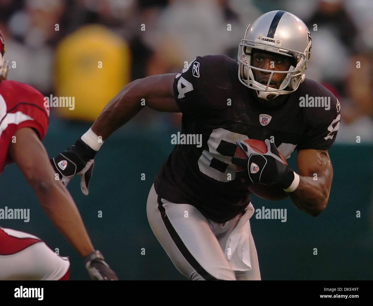 August 11th, 2007 - Oakland, CA, USA - Oakland Raiders Jerry Porter ...