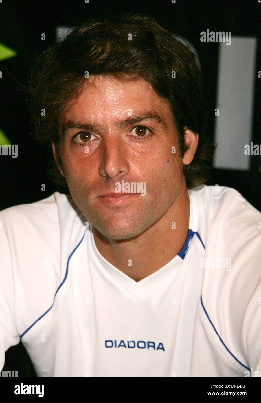 Aug 24, 2007 - New York, NY, USA - Tennis player AGUSTIN CALLERI from ...