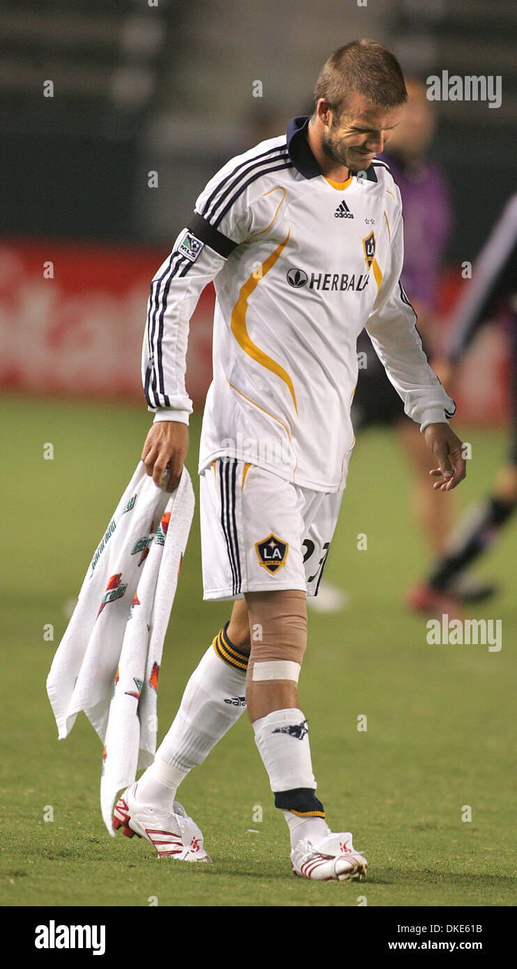 Aug 29, 2007 - Carson, CA, USA - Los Angeles Galaxy's DAVID BECKHAM ...