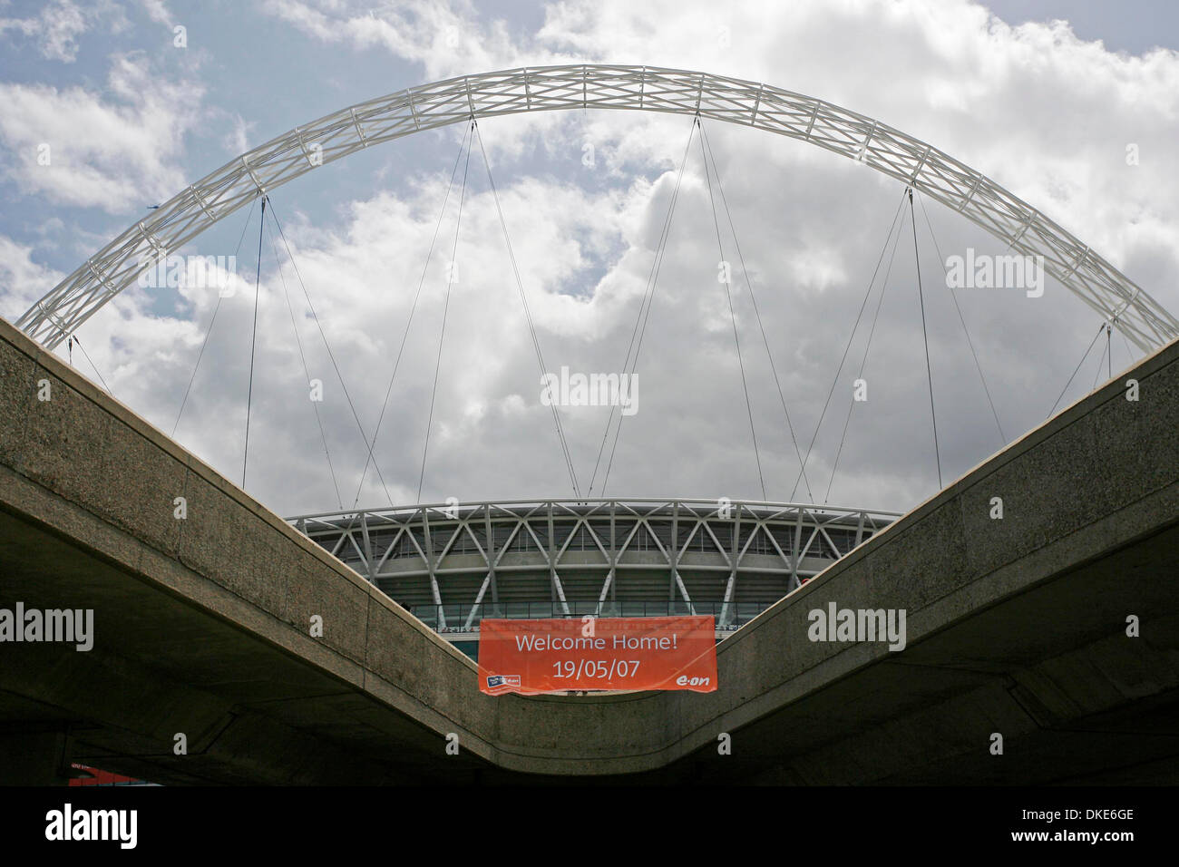 Sb fa cup final manchester united wembley stadium 2007 hi-res stock ...