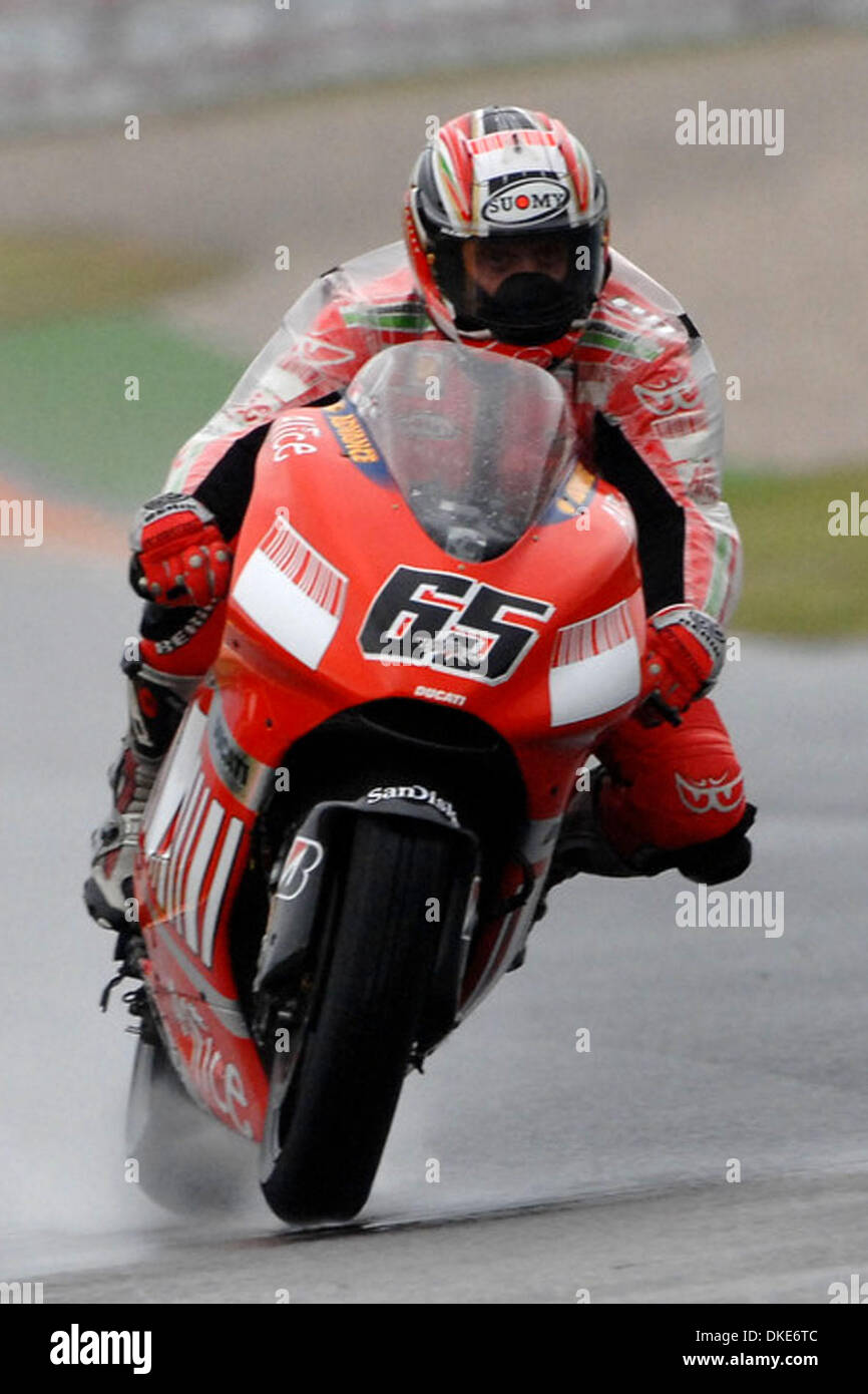 Loris Capirossi rides during the first day of practice at the Mugello ...
