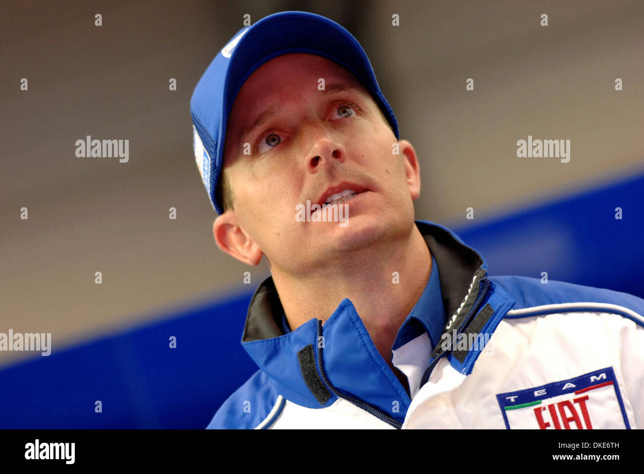 Colin Edwrds reflects during the first day of practice at the Mugello ...