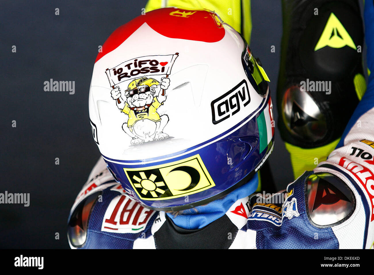 Helmet of rider Valentino Rossi (Credit Image: © PHOTOGRAPHER/Cal Sport ...