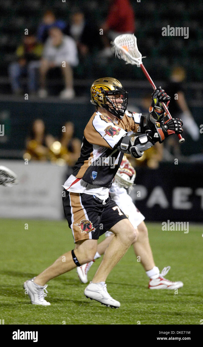 June 8, 2007: Rochester Rattlers Colin Doyle (#77) in action against ...