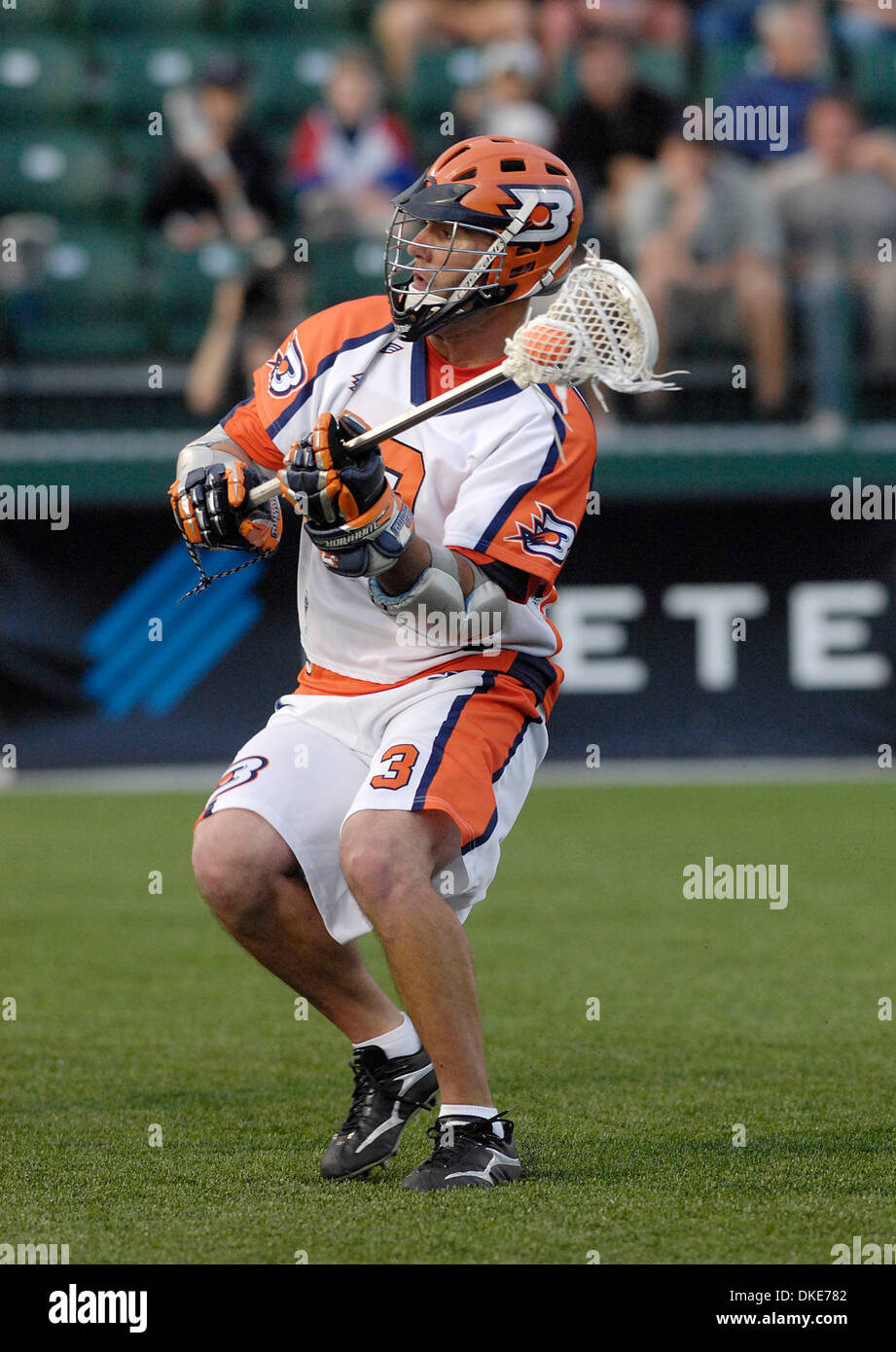 June 23, 2007: The Philadelphia Barrages Roy Colsey (#3) looks to pass ...