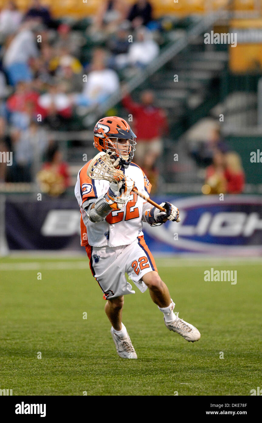 June 23, 2007: Philadelphia Barrage Justin Smith (#22) in action ...
