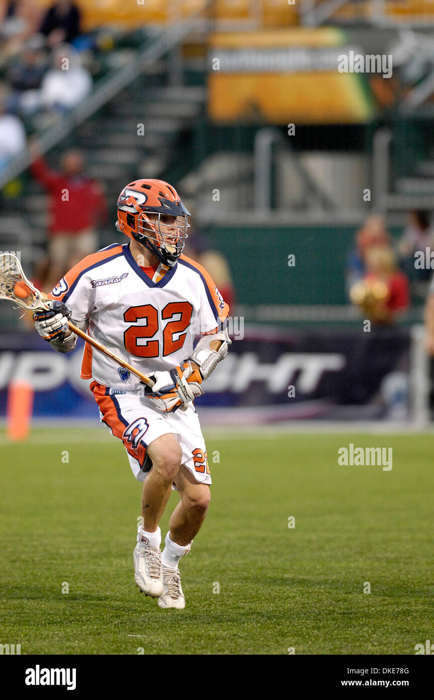 June 23, 2007: Philadelphia Barrage Justin Smith (#22) in action ...