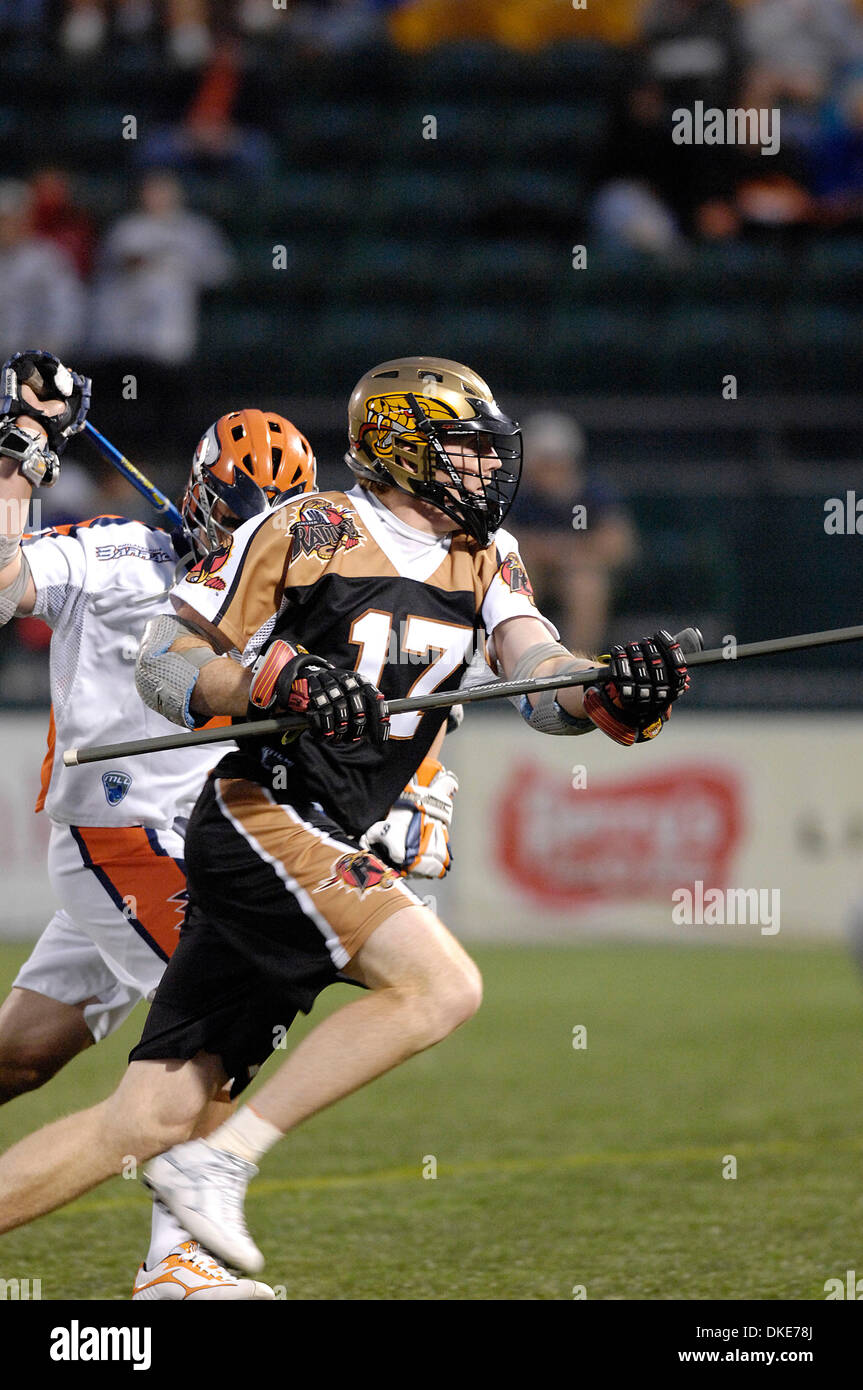 June 23, 2007: Rochester Rattler Brodie Merrill (#17) on way to scoring ...