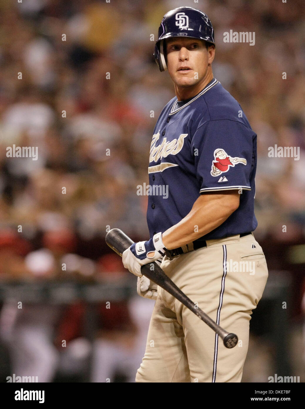 July 13, 2007: San Diego Padres right fielder Brian Giles during a game ...