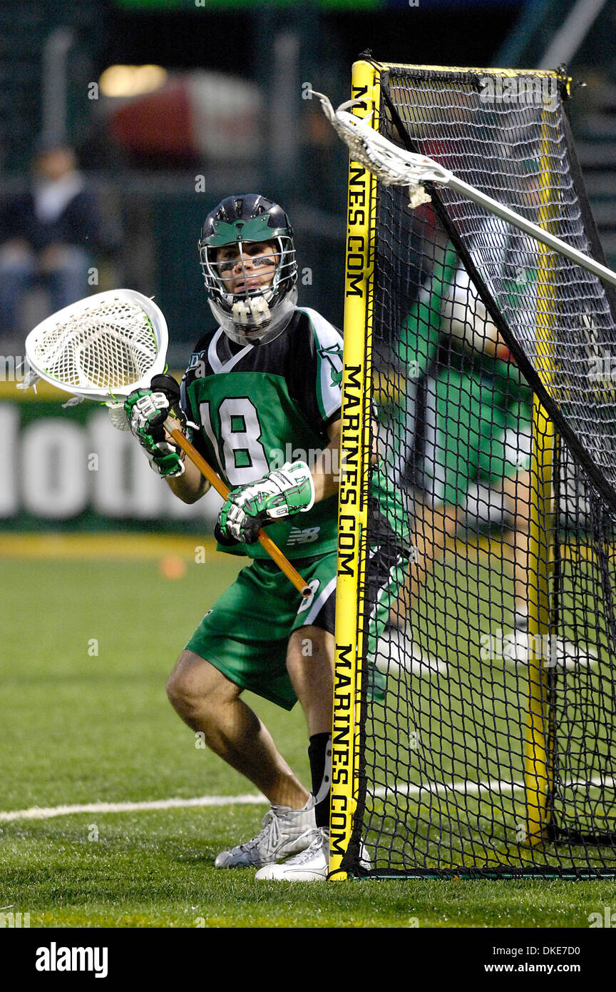 July 14, 2007: Long Island Lizards goalie Nick Murtha in action against ...