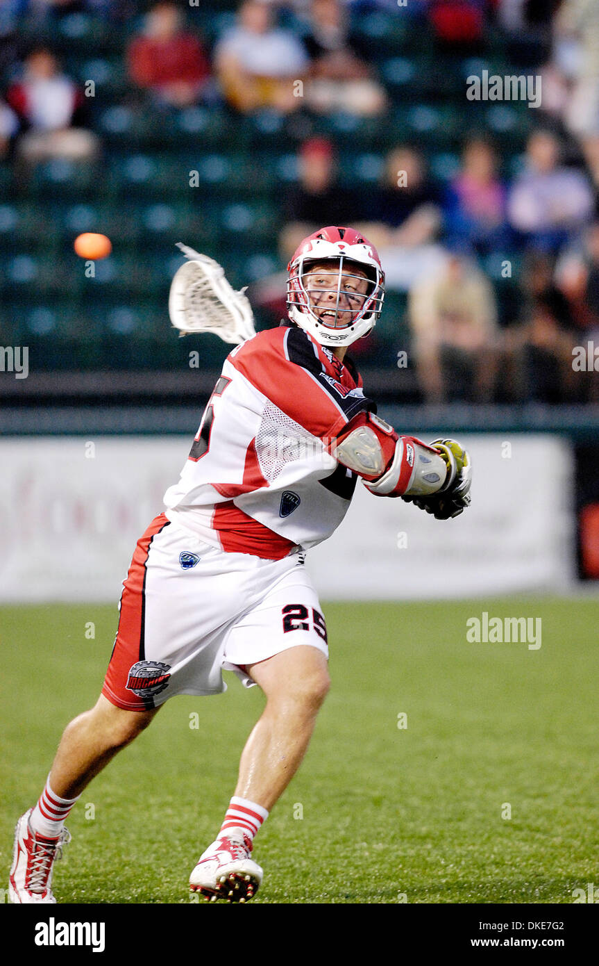 July 27, 2007: MLL - Chicago Machine attacker Sean Morris (#25) in ...