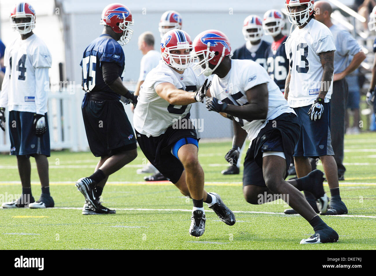 July 28, 2007: Training camp for the NFL's Buffalo Bills is underway at ...