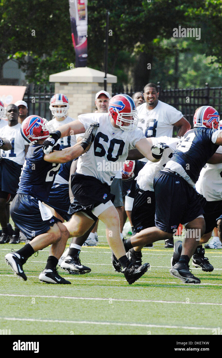 July 28, 2007: Offensive lineman Brad Butler (#60) shows his size ...