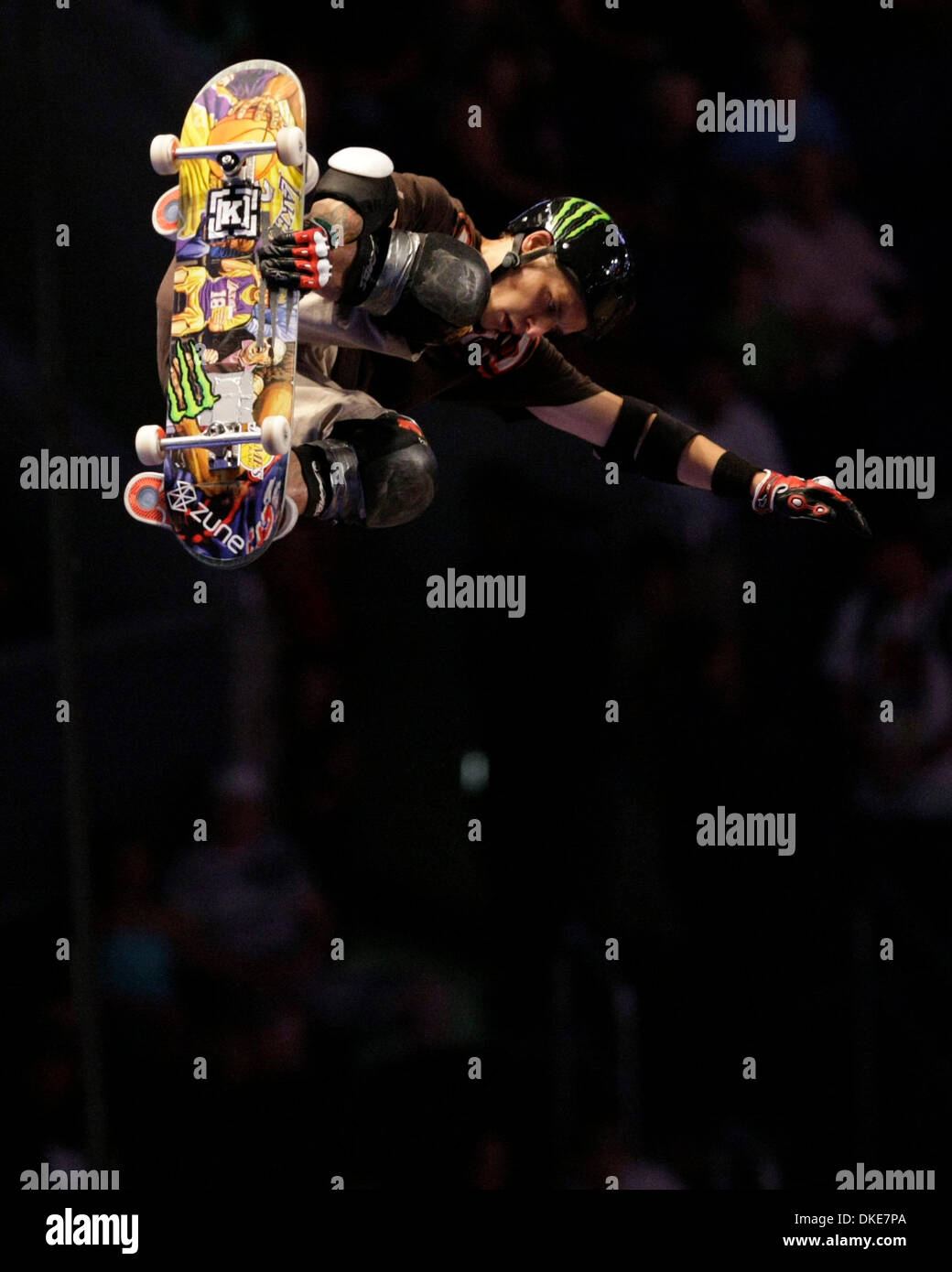 August 2, 2007 - Los Angeles, CA..Jake Brown wins a silver medal in the ...