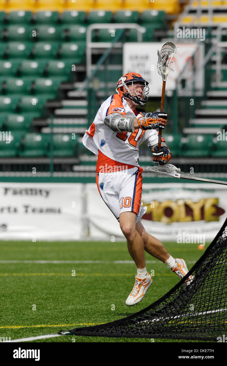 August 25, 2007: Philadelphia Barrage attackman Michael Springer (#10 ...