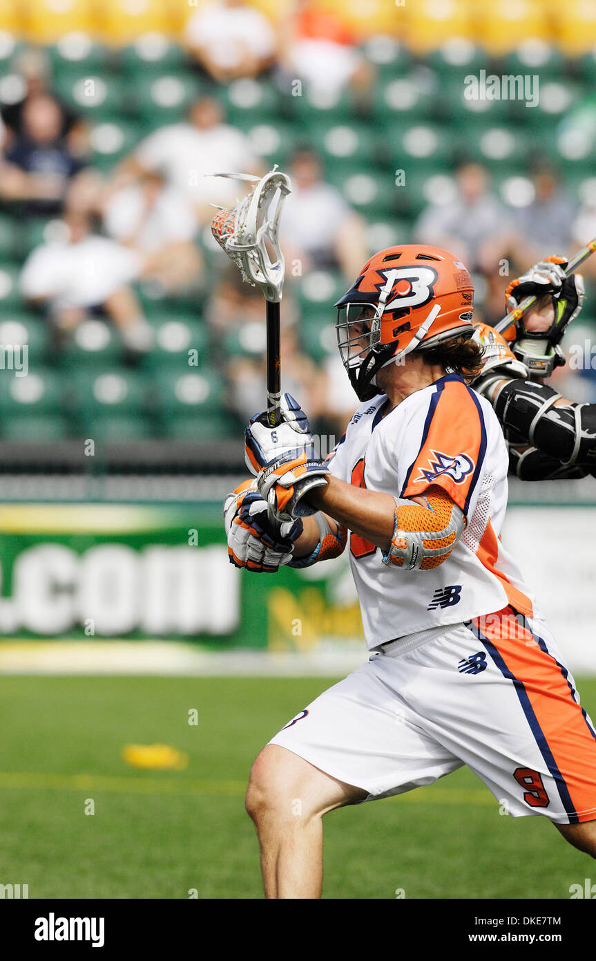 August 25, 2007: Philadelphia Barrage midfielder Matt Striebel (#9) in ...