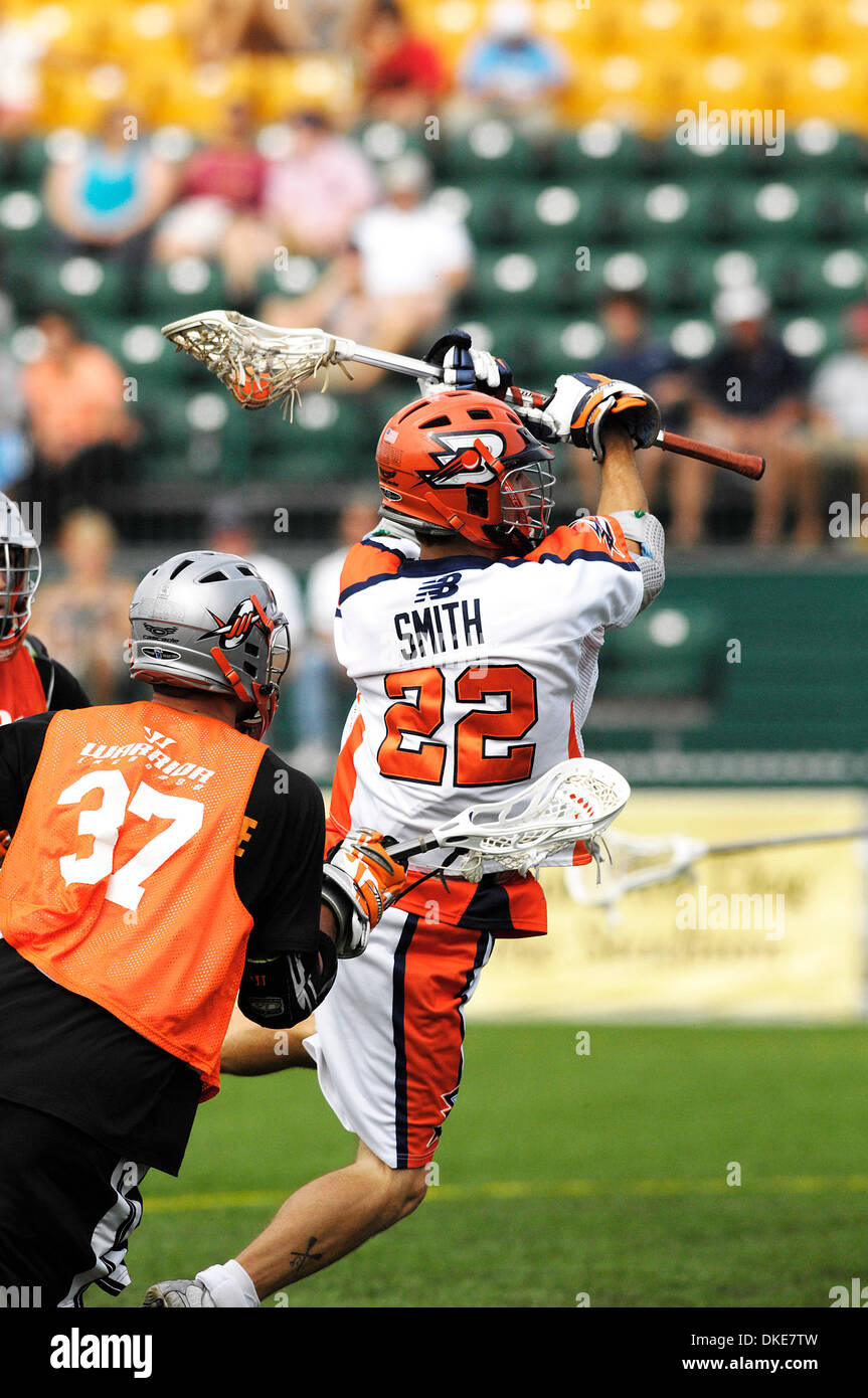 August 25, 2007: Philadelphia Barrage midfiielder Justin Smith (#22 ...