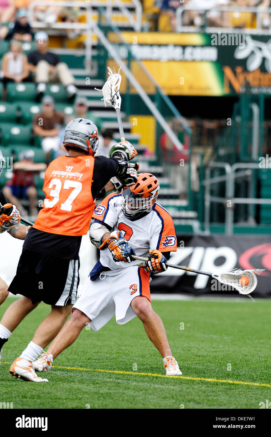 August 25, 2007: Philadelphia Barrage midfielder Roy Colsey (#3) goes ...