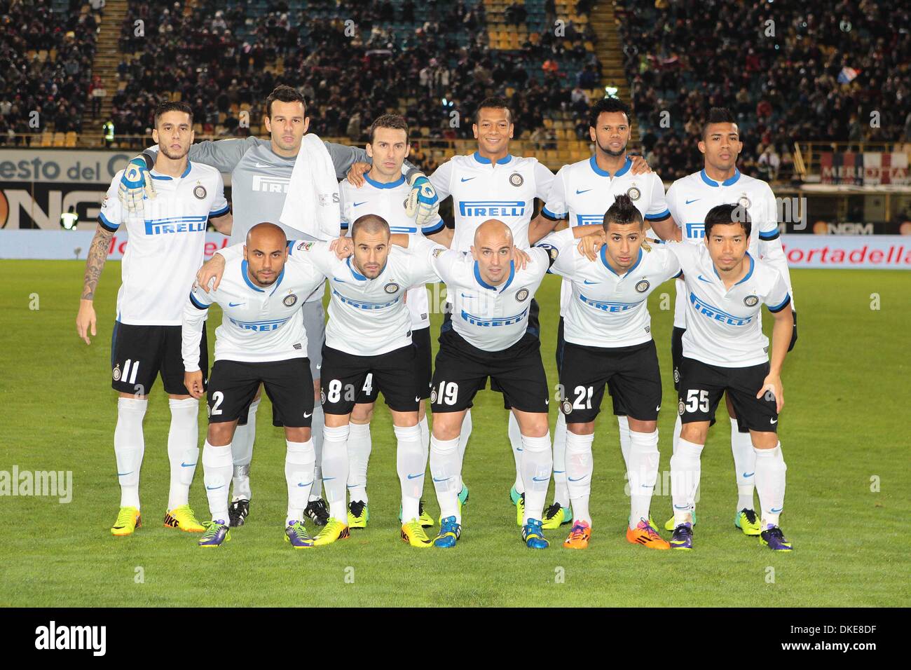 Bologna, Italy. 24th Nov, 2013. Inter team group line-up Football ...