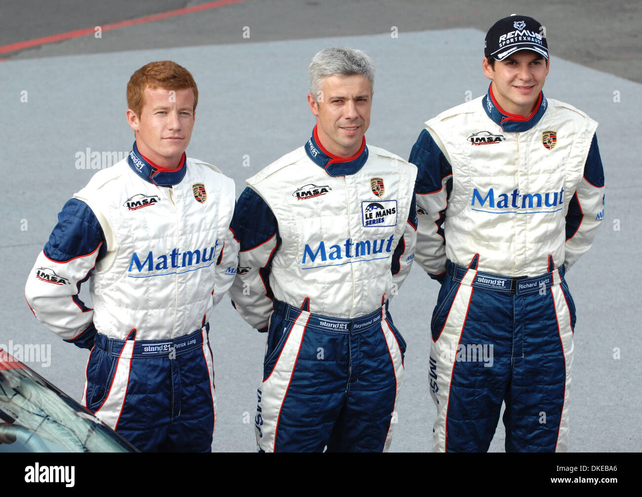 Jun 17, 2007 - Le Mans, France - Porsche drivers RAYMOND NARAC, RICHARD ...