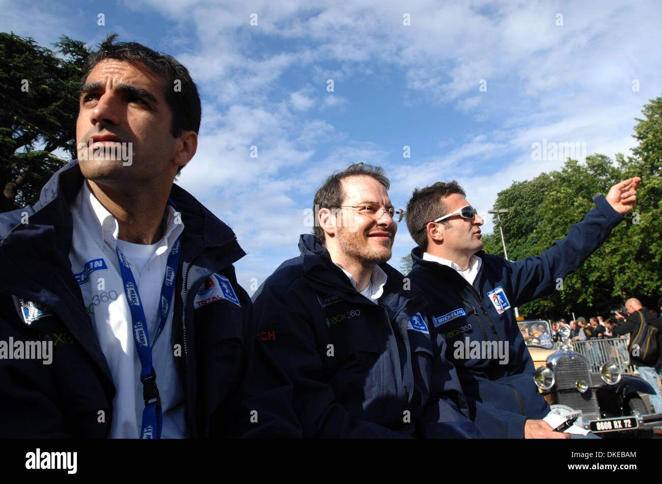 Jun 17, 2007 - Le Mans, France - Peugeot drivers, from left, MARC GENE ...