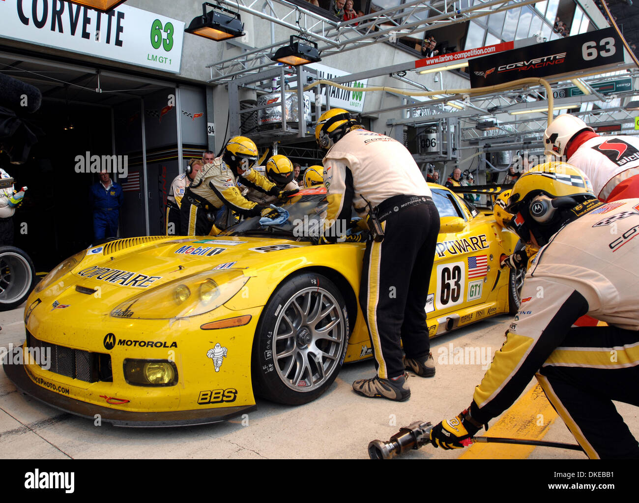 Jun 17, 2007 - Le Mans, France - Corvette driver RON FELLOWS, of Canada ...