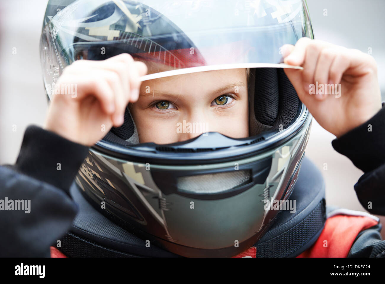 Child racecar track hi-res stock photography and images - Alamy