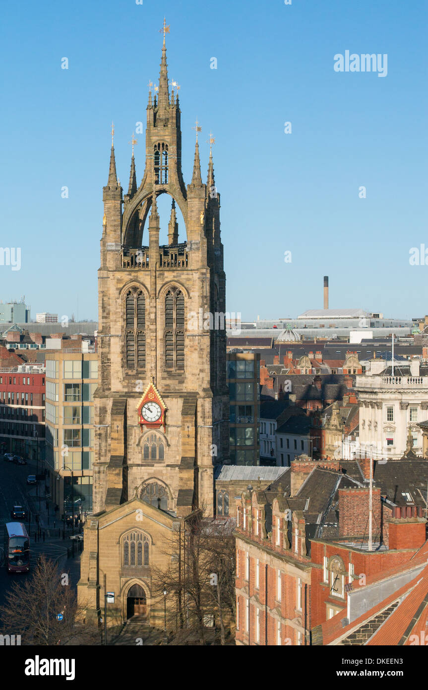 St Nicholas's cathedral, Newcastle Upon Tyne, NE England, UK Stock ...