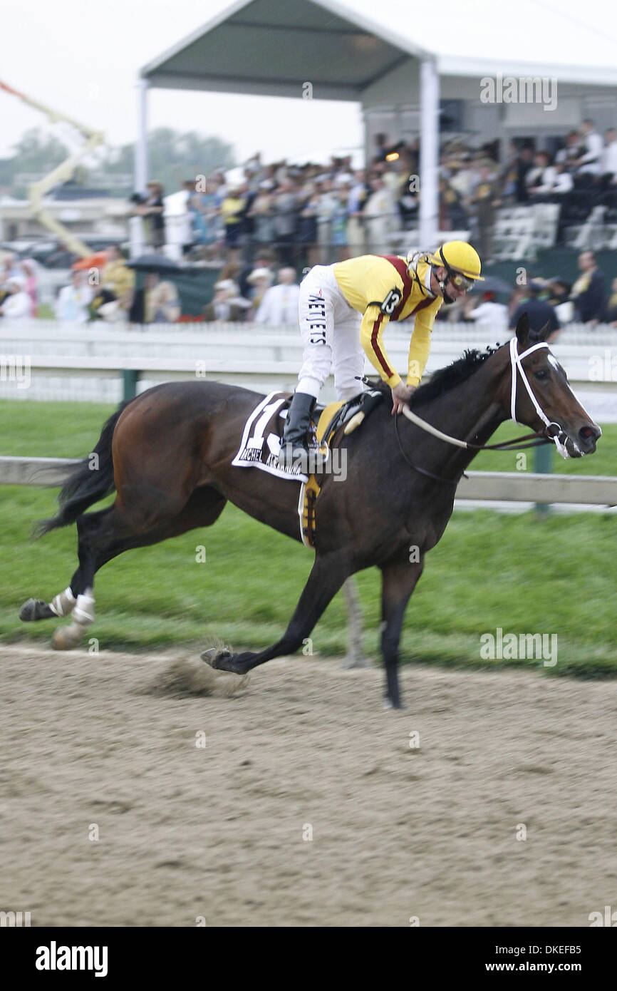May 16, 2009 - Baltimore, Maryland, USA - Rachel Alexandra and jockey ...