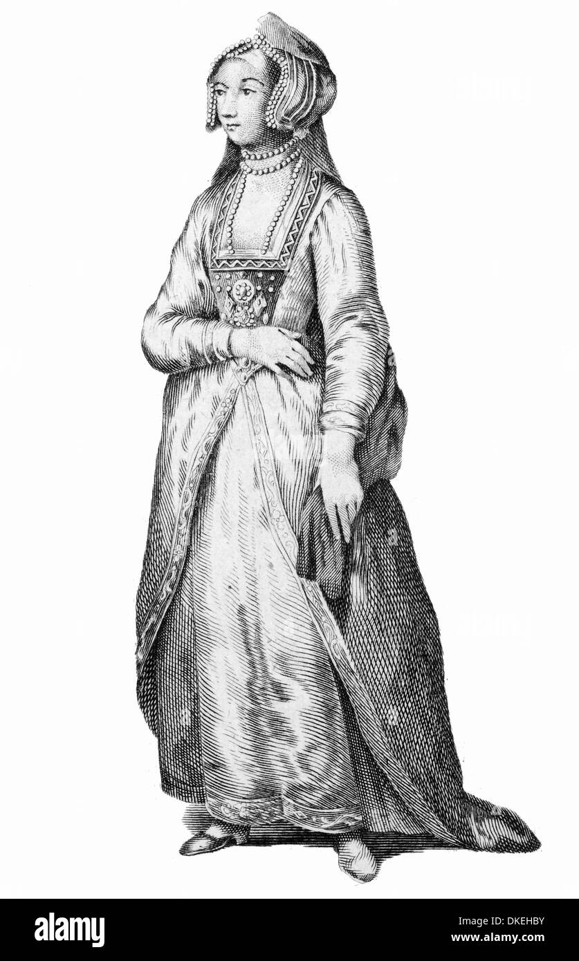 Queen anne wife king Black and White Stock Photos & Images - Alamy