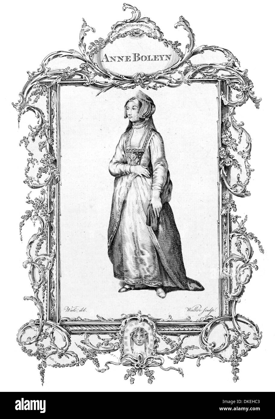 Queen anne wife king Black and White Stock Photos & Images - Alamy