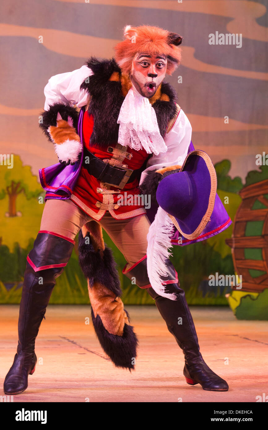 Puss in boots pantomime hi-res stock photography and images - Alamy