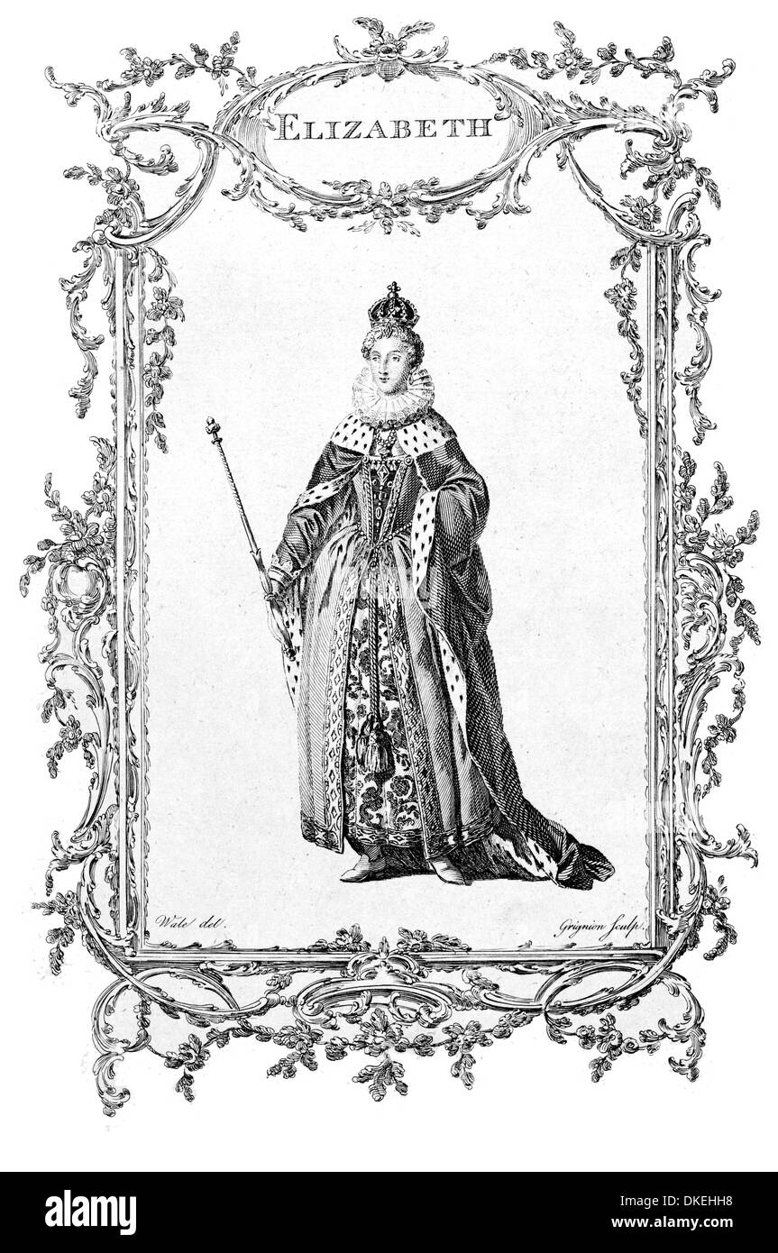 Elizabeth i portrait old age hi-res stock photography and images - Alamy