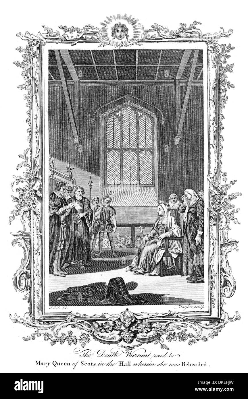 Mary queen of scots death warrant hi-res stock photography and images ...