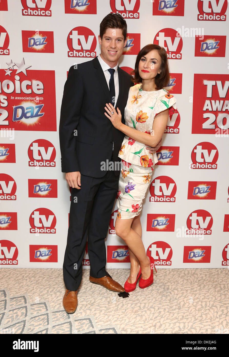 Katherine Kelly and boyfriend Oliver Williams TVChoice Awards 2012 held ...