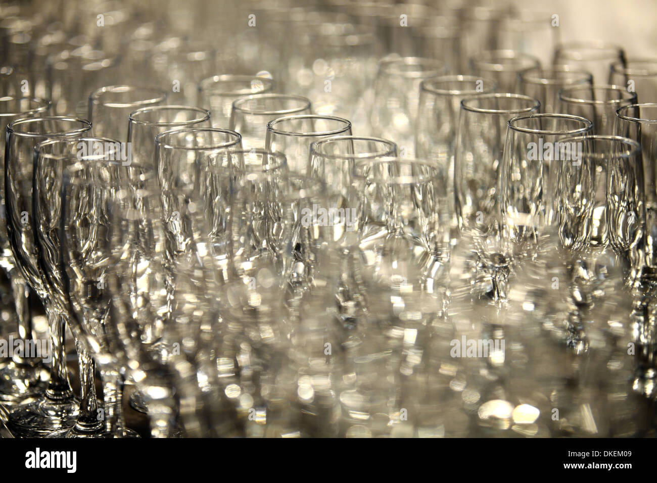 Color detail of some empty champagne glasses Stock Photo - Alamy