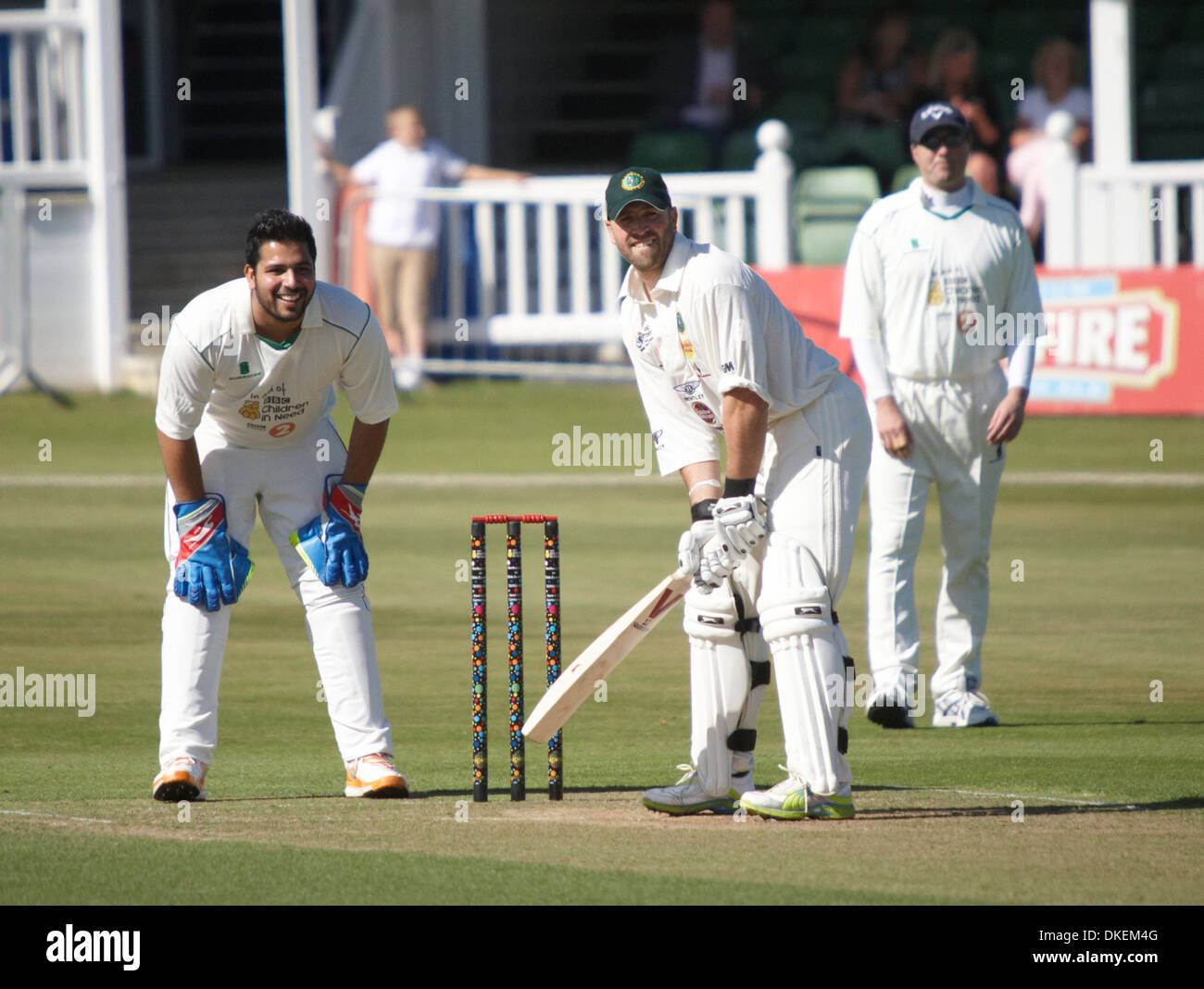 Matt Prior Chris Evans Children In Need cricket match with Bunburys at ...