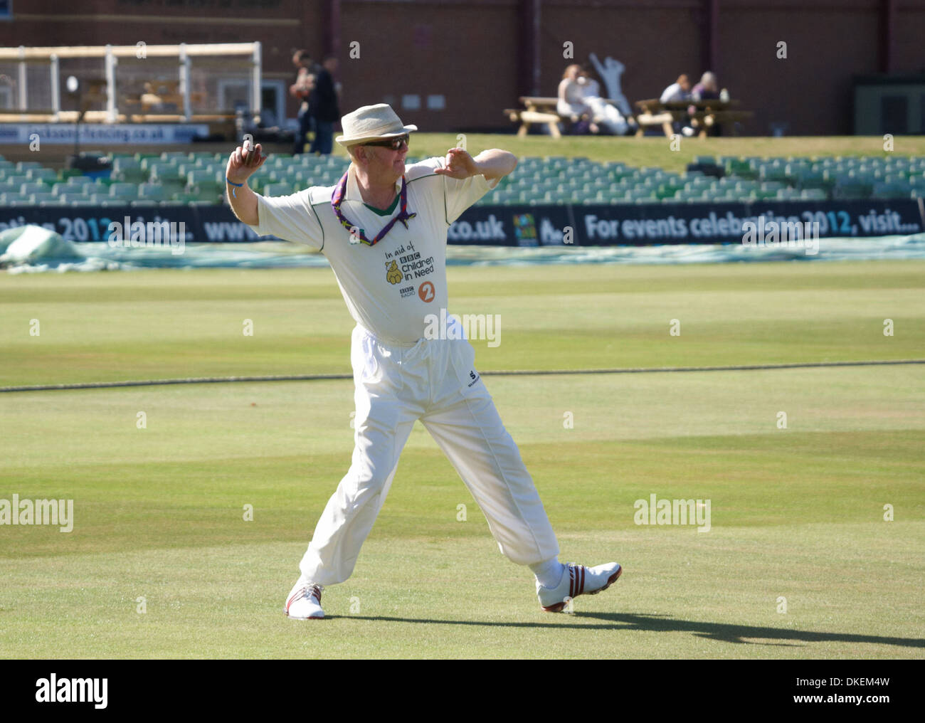 Chris Evans Chris Evans Children In Need cricket match with Bunburys at ...