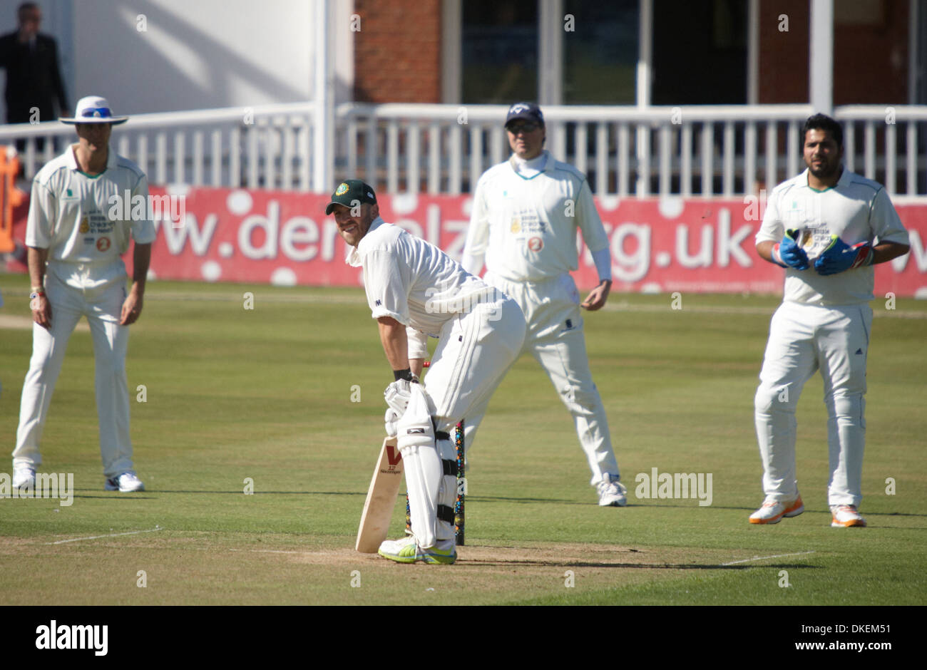 Matt Prior Chris Evans Children In Need cricket match with Bunburys at ...
